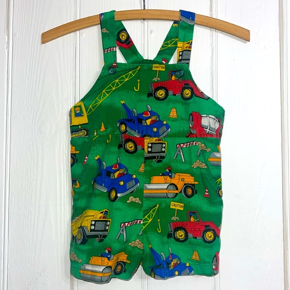 Handmade | Bottoms | Handmade Absolutely Adorable Construction Overalls ...